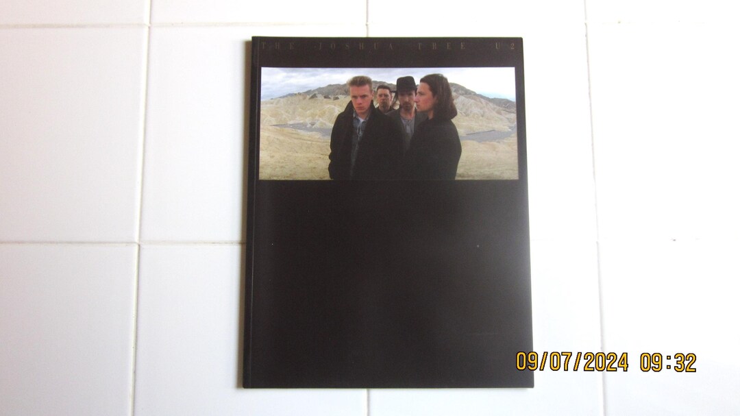 U2 the Joshua Tree Tour Program 1987 - Etsy