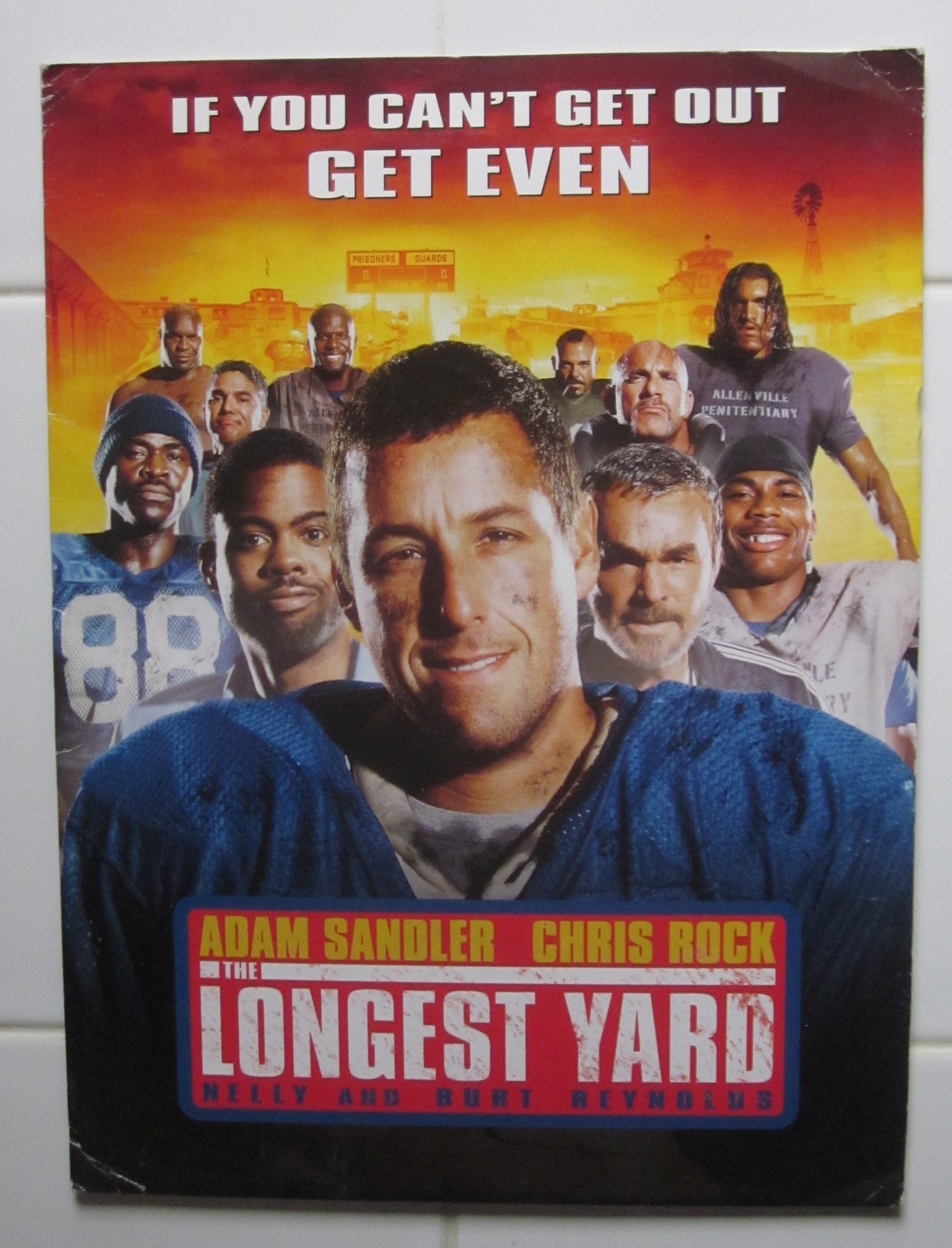 The Longest Yard Movie Press Kit Adam Sandler Chris Rock (2005) - Etsy