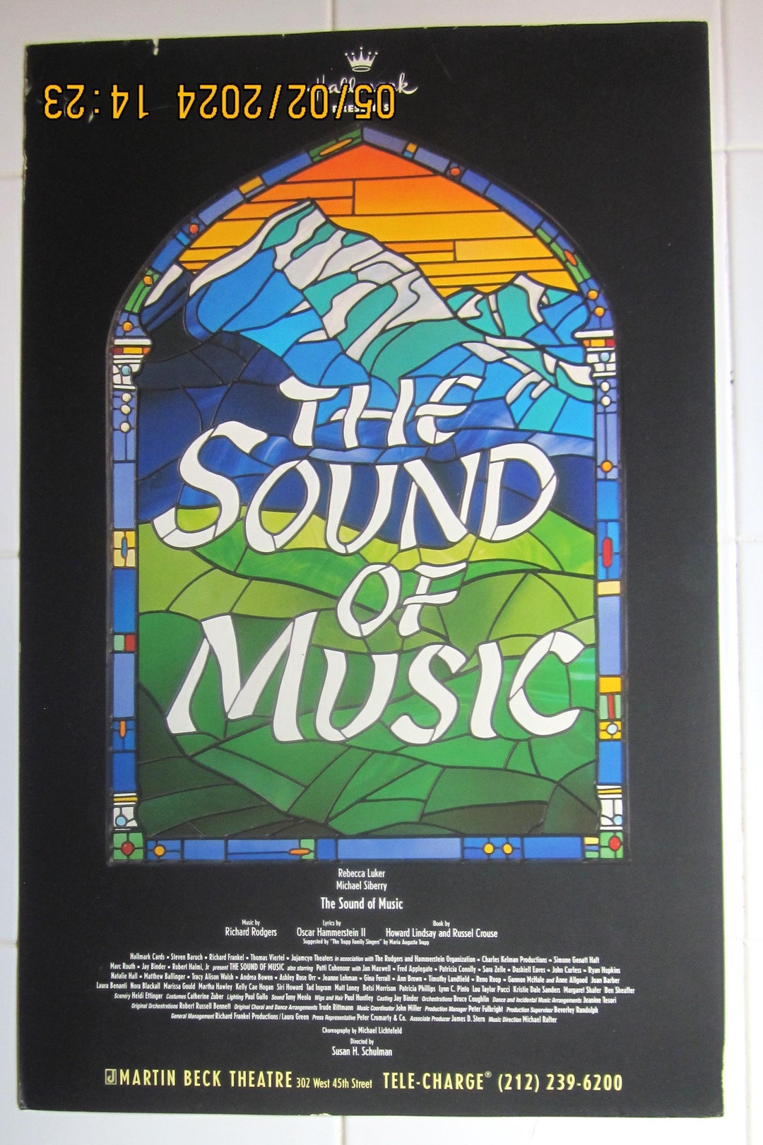 The Sound of Music-martin Peck Theatre Poster (1998) - Etsy