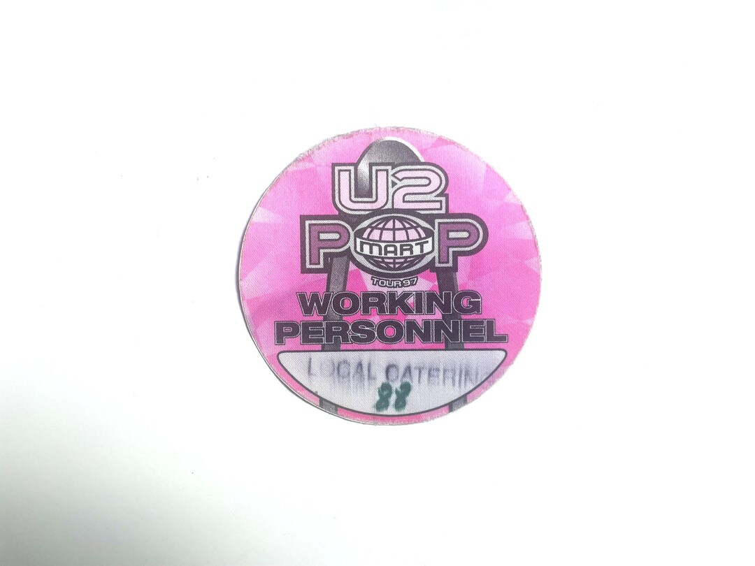 U2 Popmart Authentic Tour Pass - Etsy