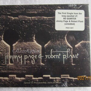 Jimmy Page & Robert Plant "gallows Pole" Rare CD Single NEW (1994) - Etsy
