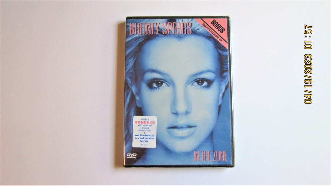 Britney Spears in the Zone DVD W Bonus CD NEW - Etsy