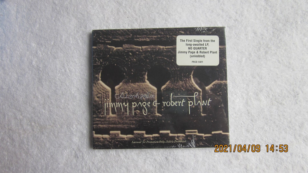 Jimmy Page & Robert Plant "gallows Pole" Rare CD Single NEW (1994) - Etsy