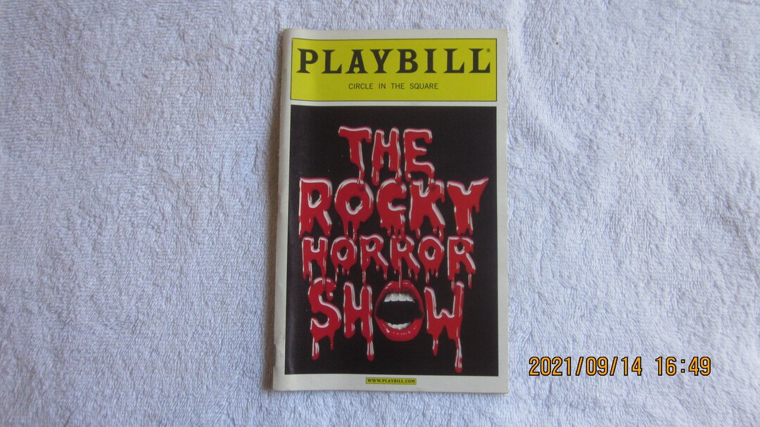 The Rocky Horror Show Playbill 2000 - Joan Jett, Dick Cavett, Lea Delaria (2000) MINT - Etsy