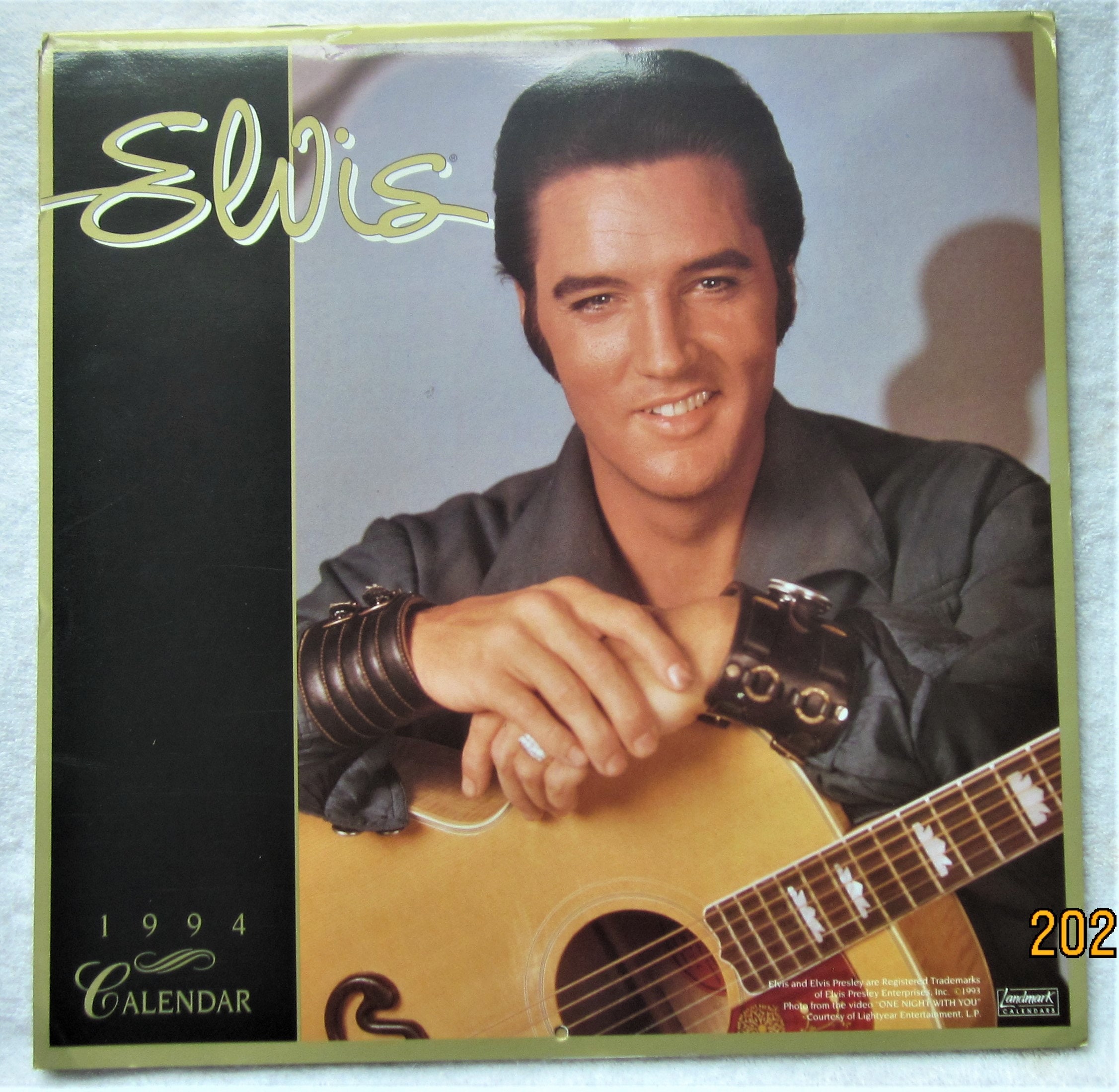 Elvis Presley 1994 Wall Calendar - Etsy