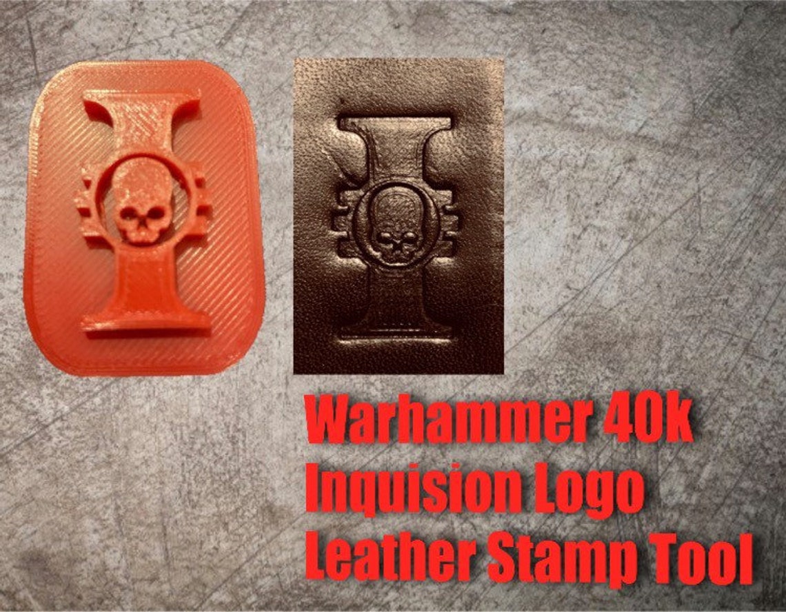2x Warhammer 40k Inquisition Logo Leather Stamp Tool | Etsy