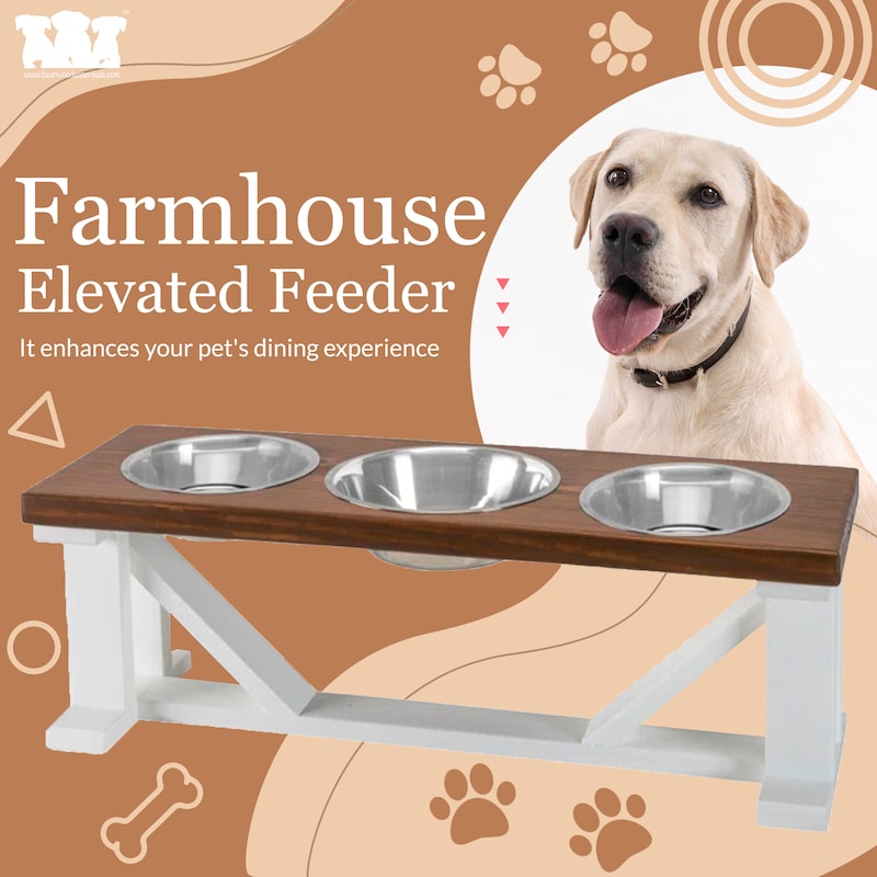 Dog Bowl Stand - Etsy