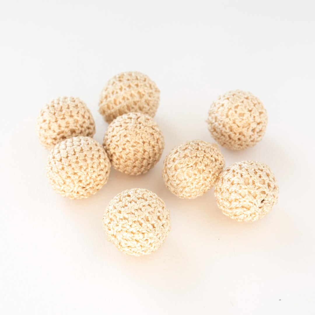 Vintage Large French Crocheted Bobbles - 8 Available - Etsy