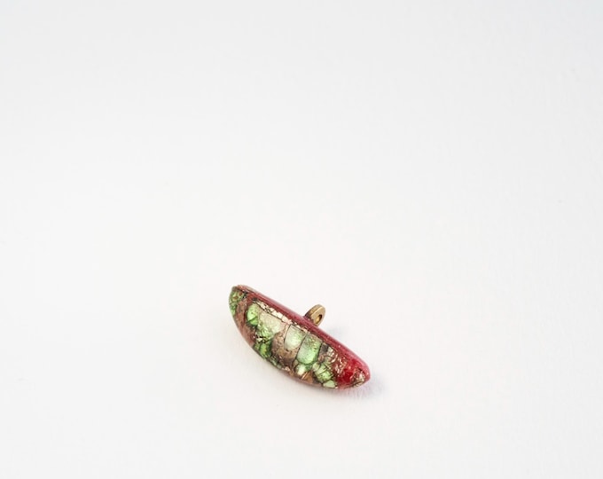 Leo Popper Antique Art Glass Button - Etsy