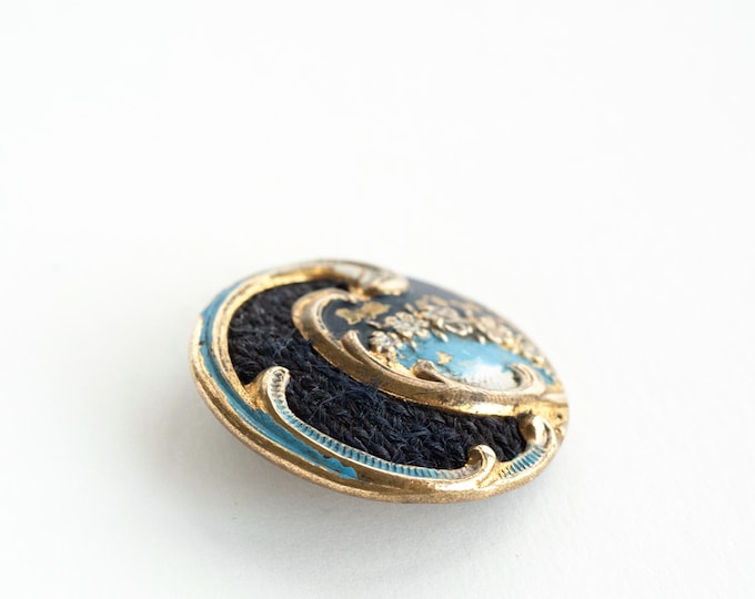 Art Nouveau Perfume Button - Etsy