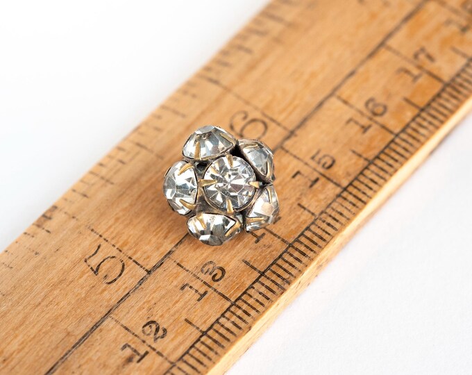 Antique Paste Button With Metal Loop Shank - Etsy