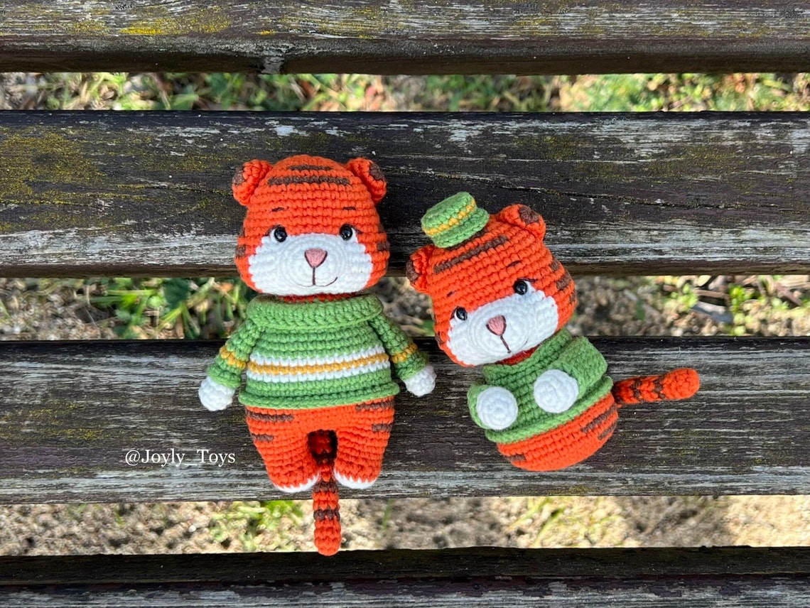 Tiger Crochet Pattern Amigurumi Tigers Crochet Tiger PDF - Etsy