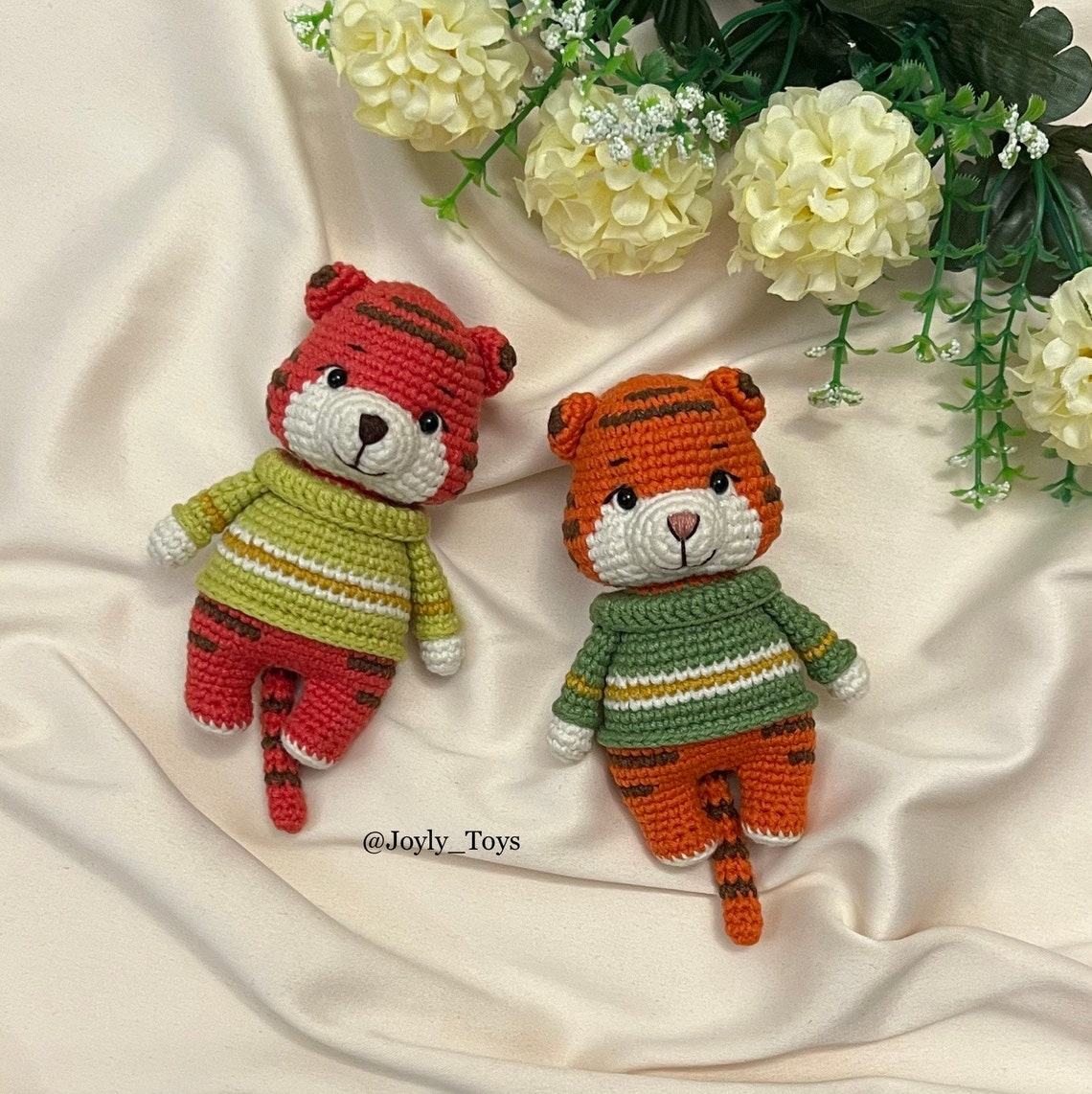 Tiger Crochet Pattern Amigurumi Tigers Crochet Tiger PDF - Etsy