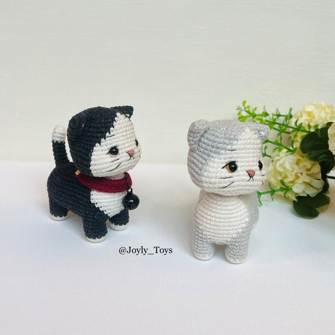 Tuxedo Cat Crochet Pattern: Kitty Amigurumi (PDF Pattern ) - Etsy