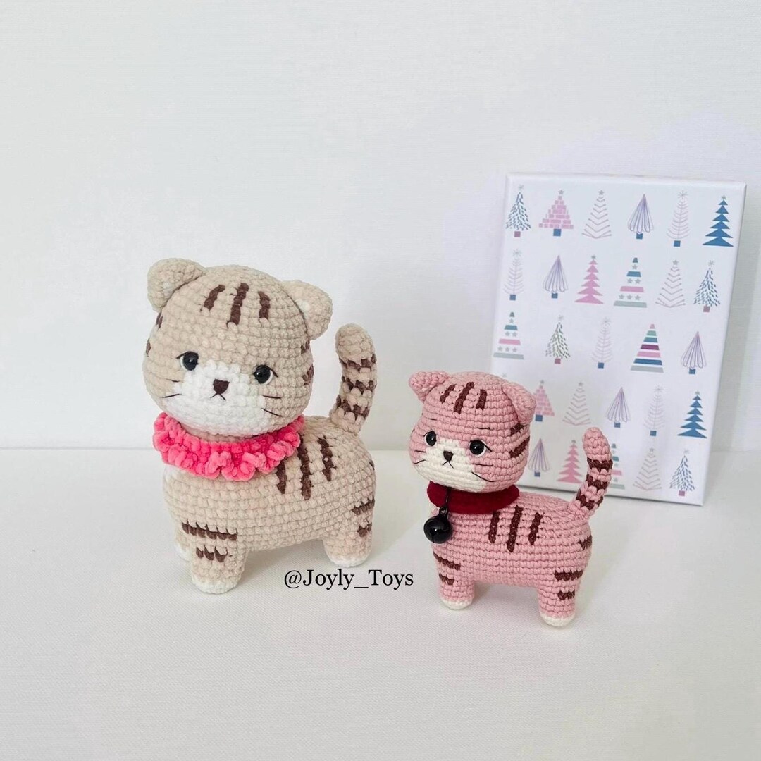 Tabby Cat Crochet Pattern, Cat Crochet Pattern, Toby the Tabby Cat PDF ...