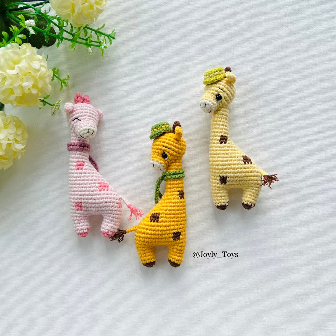 Crochet Giraffe Keychain Pattern: Amigurumi PDF (digital Download) - Etsy