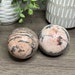Pink Zebra Jasper Spheres You Choose! - Etsy