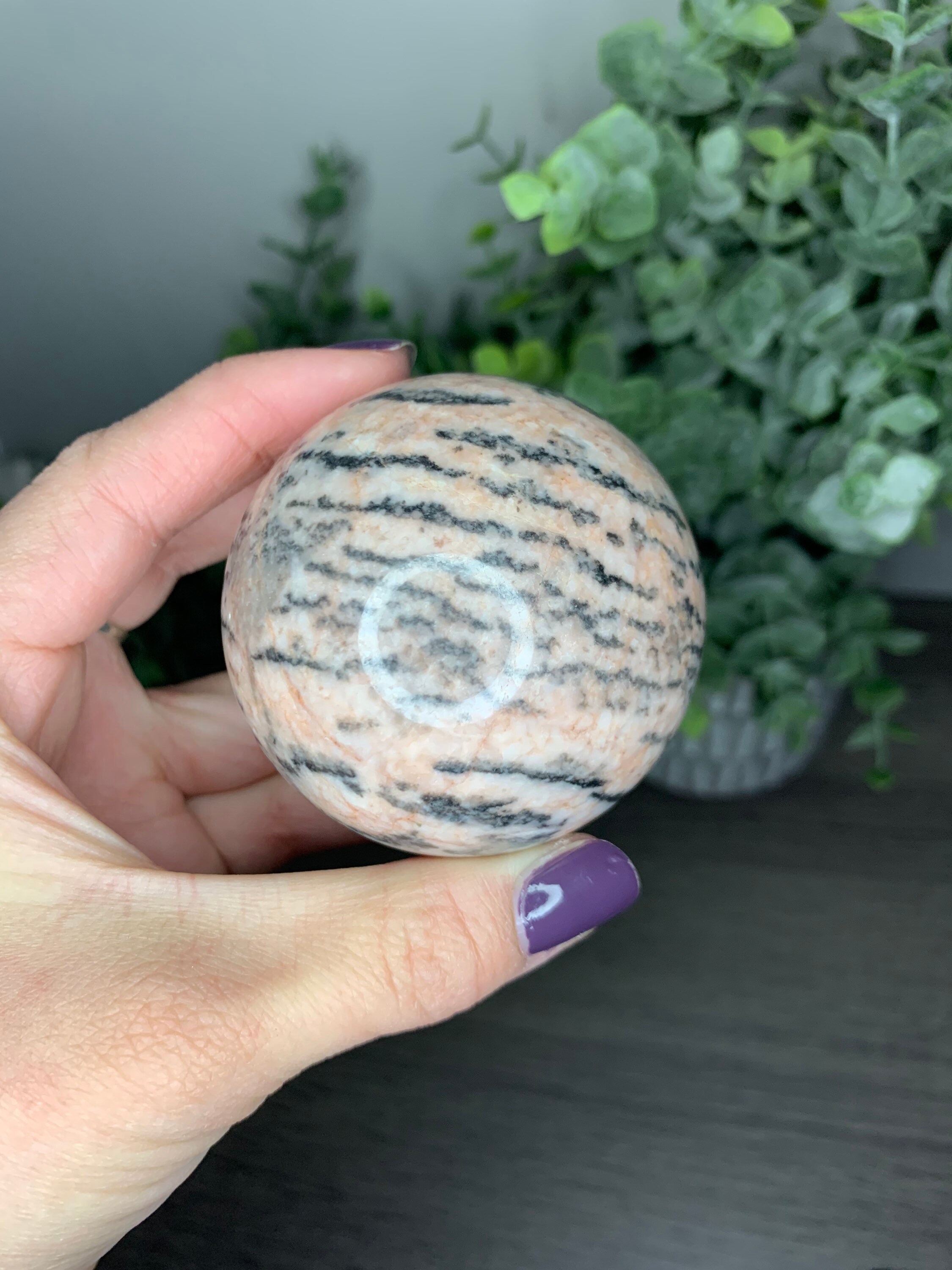Pink Zebra Jasper Spheres You Choose! - Etsy