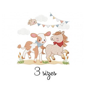 Farm Animals Embroidery Designs, Animals Embroidery Design Machine ...