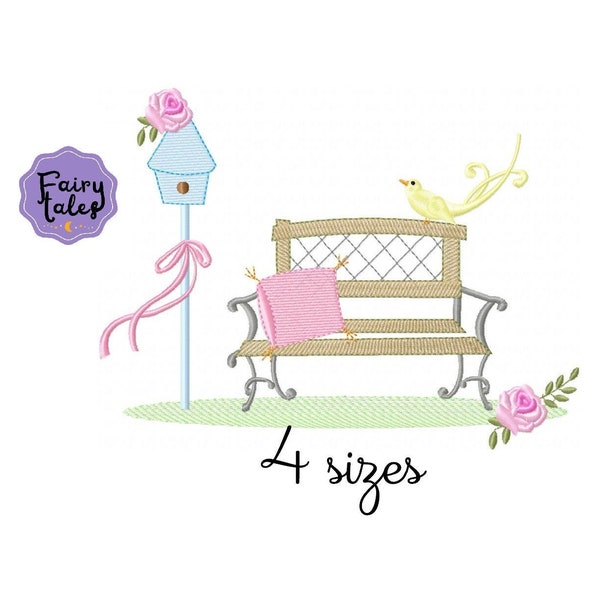 Park Bench Pattern - Etsy