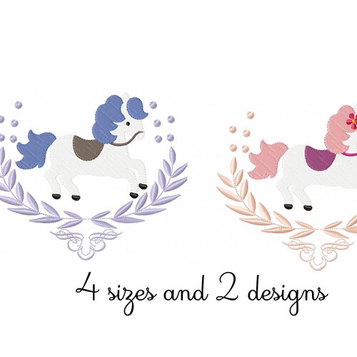 Horses Embroidery Design Baby Embroidery Design Machine - Etsy