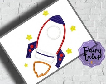 Rocket Applique Pattern - Etsy