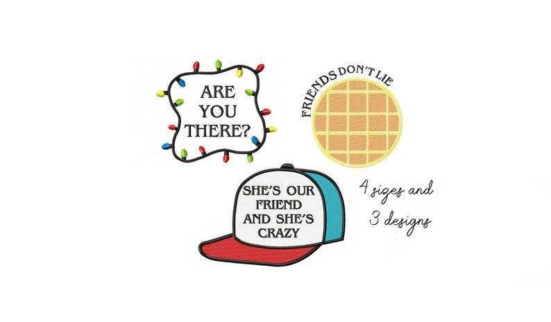 Machine à broder Stranger Things motif de broderie broderie - Etsy France