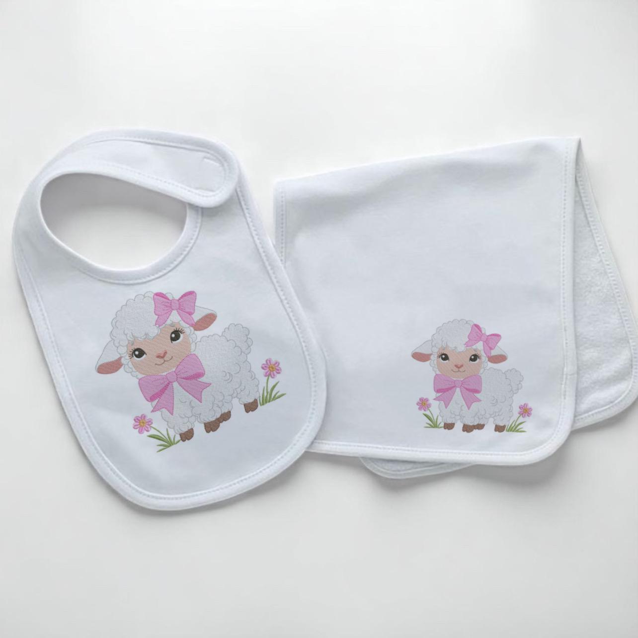 Sheep Girl Embroidery Design - Animals Machine Embroidery File - PES ...