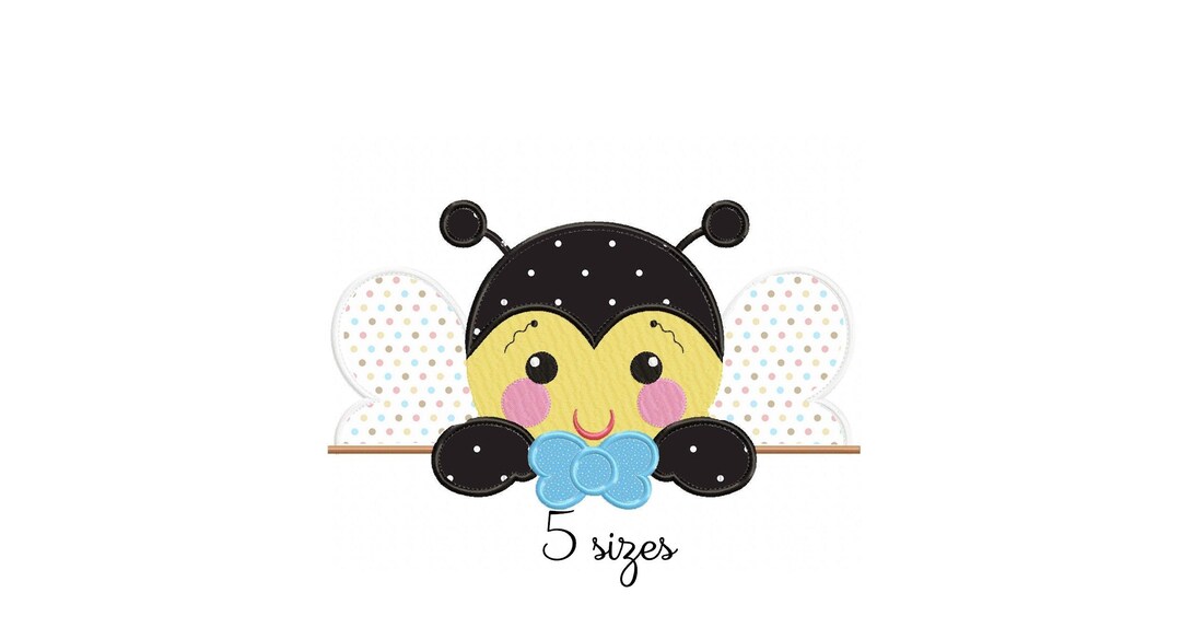 Bee Boy Embroidery Design, Animals Embroidery Design Machine, Baby ...