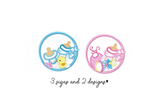 Babies applique embroidery design baby embroidery design | Etsy