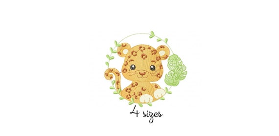 Sweetest Tiger Embroidery Design Animals Embroidery Design - Etsy