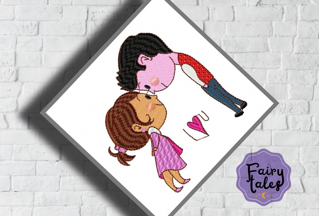 Couple Embroidery Designs, Love Embroidery Design Machine, Valentines ...