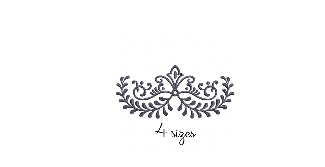 Blue Arabesque Embroidery Designs, Flowers Embroidery Design Machine ...