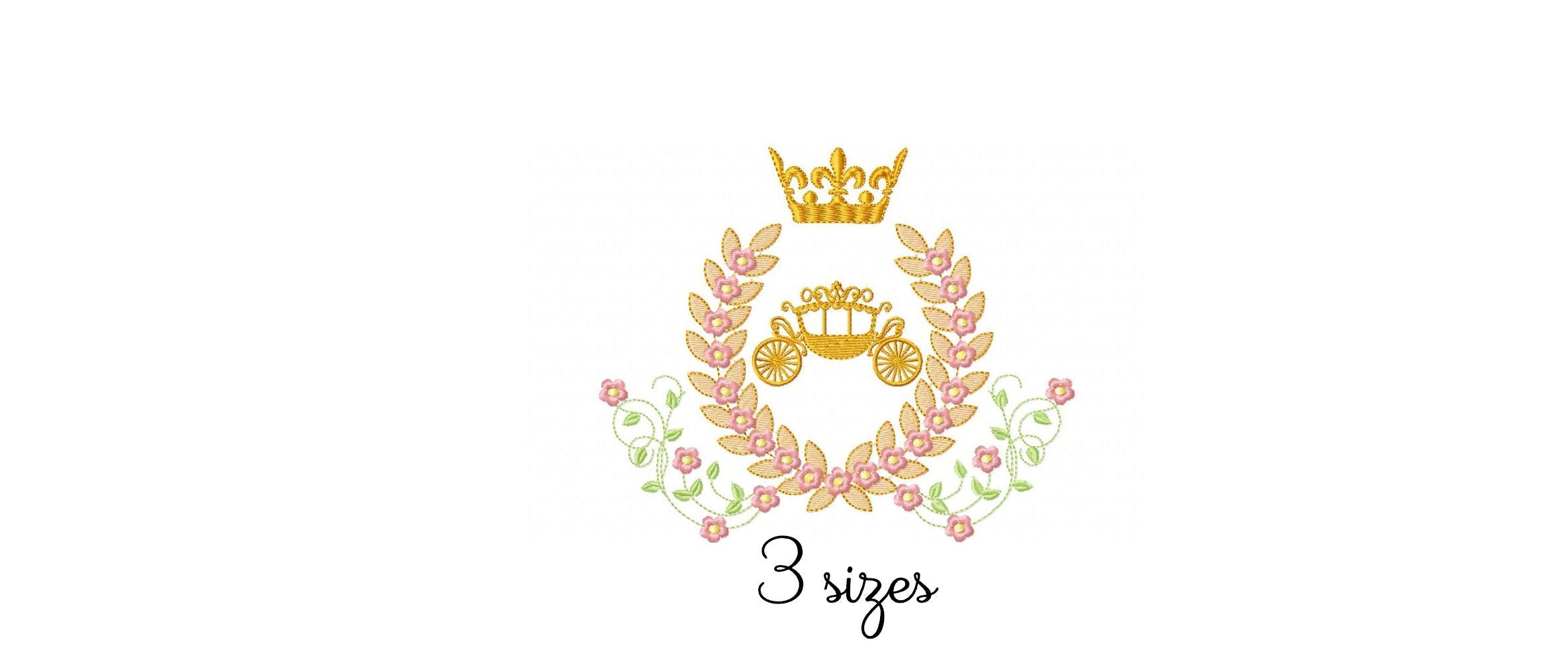 Carriage Frame Embroidery Design Baby Embroidery Design | Etsy