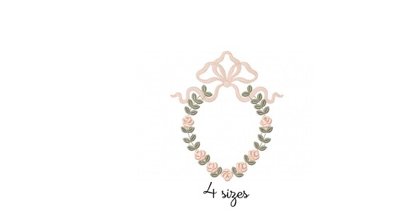 Elegant Flowers Lace Embroidery Design Floral Embroidery - Etsy