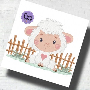 Ram Farm Embroidery Design, Animals Embroidery Design Machine, Farm ...