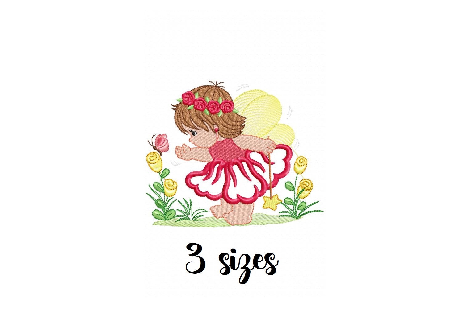 Baby Fairy Embroidery Designs Fairy Embroidery Design Machine - Etsy