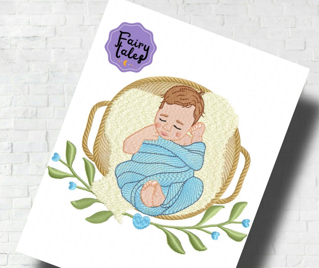 Baby Boy 2 Embroidery Designs, Kids Embroidery Design Machine, Newborn ...