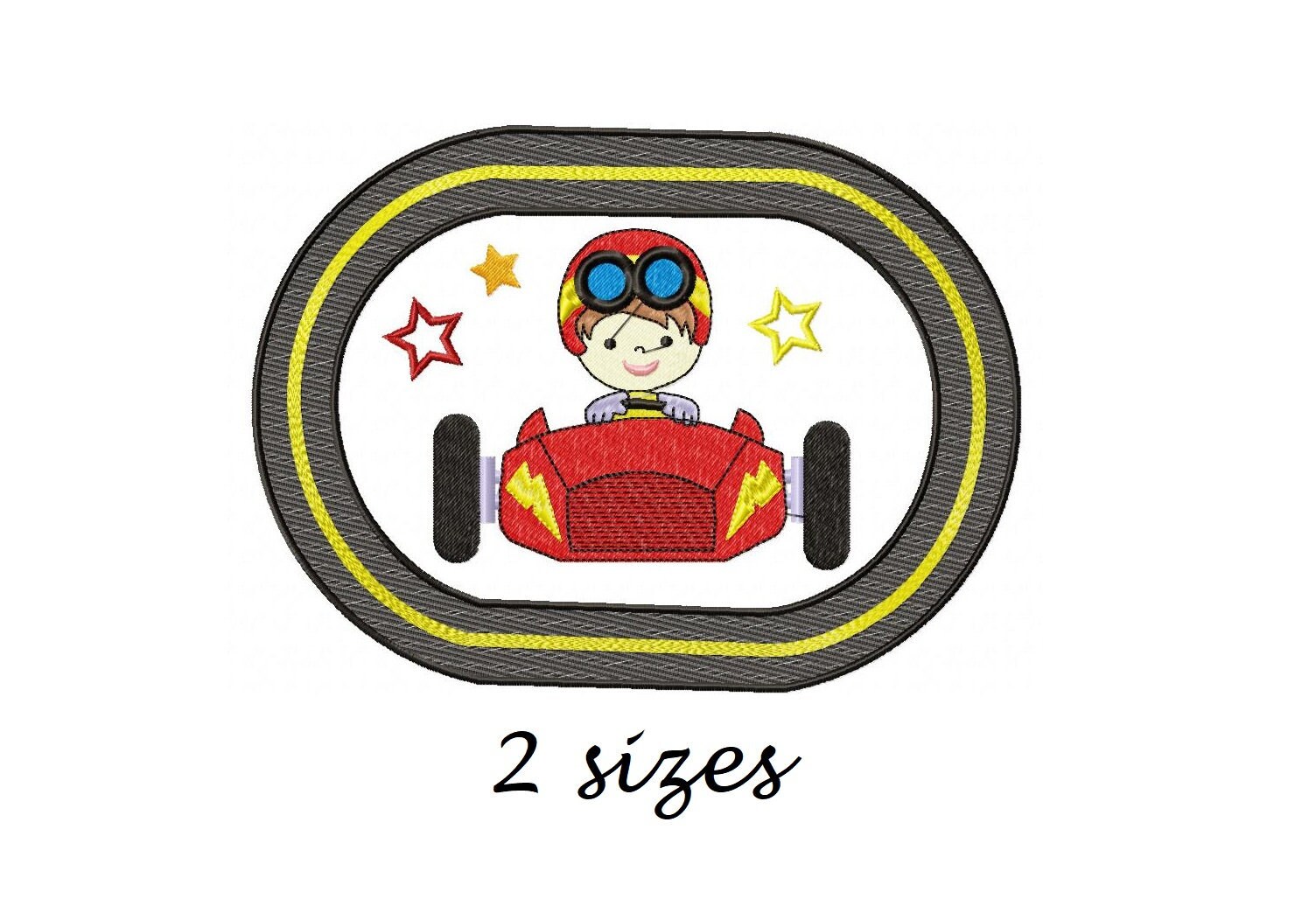 Rider Boy Embroidery Designs Driver Embroidery Design Machine | Etsy