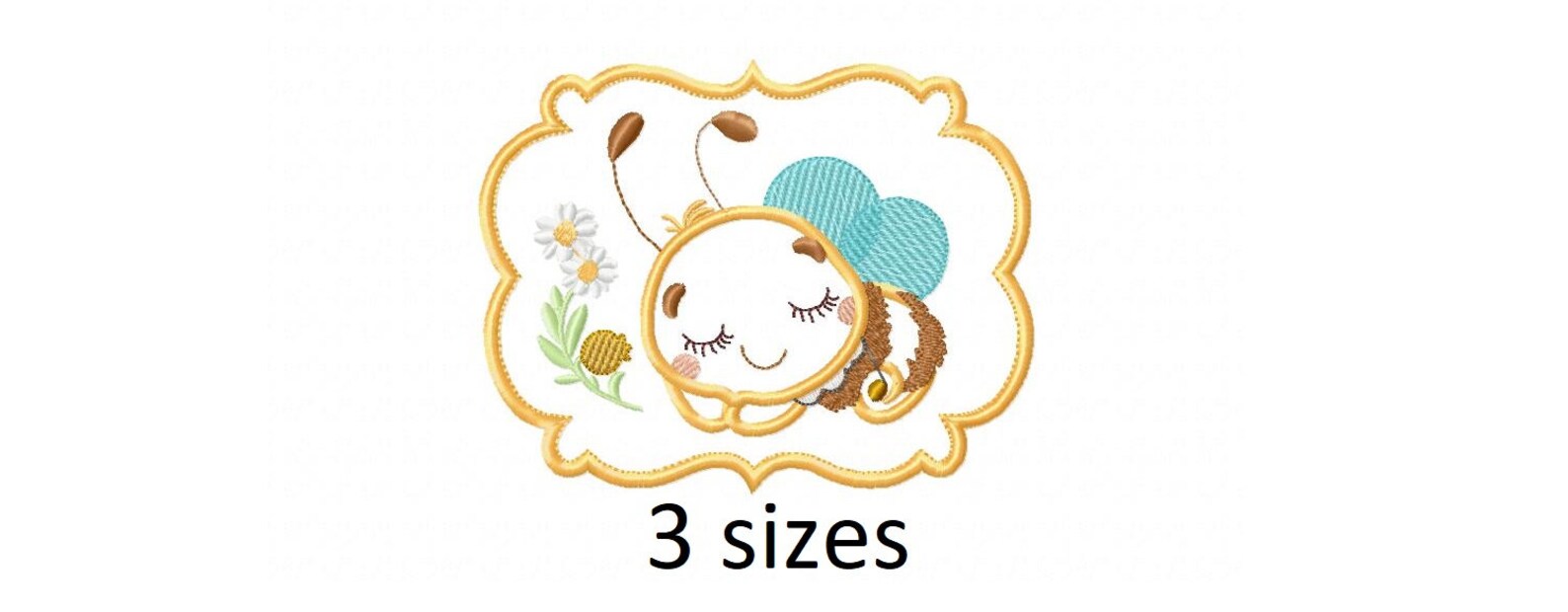 Cute Bee Embroidery Designs Bee Embroidery Design Machine Embroidery ...