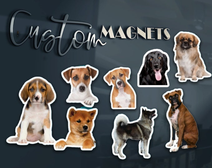 Custom Fridge Magnet, Custom Magnet Print, Dog and Cat Magnet, Custom ...