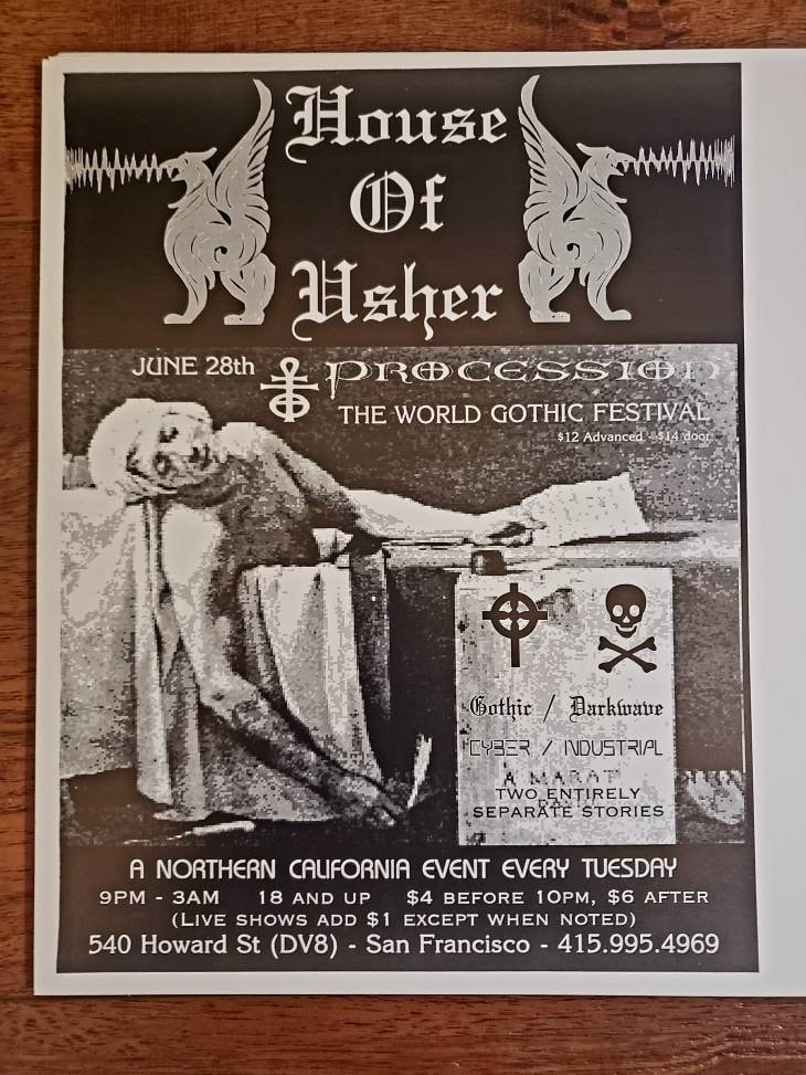 Vintage Goth Zine Cover "danse Macabre" 1994. Suitable for Framing ...