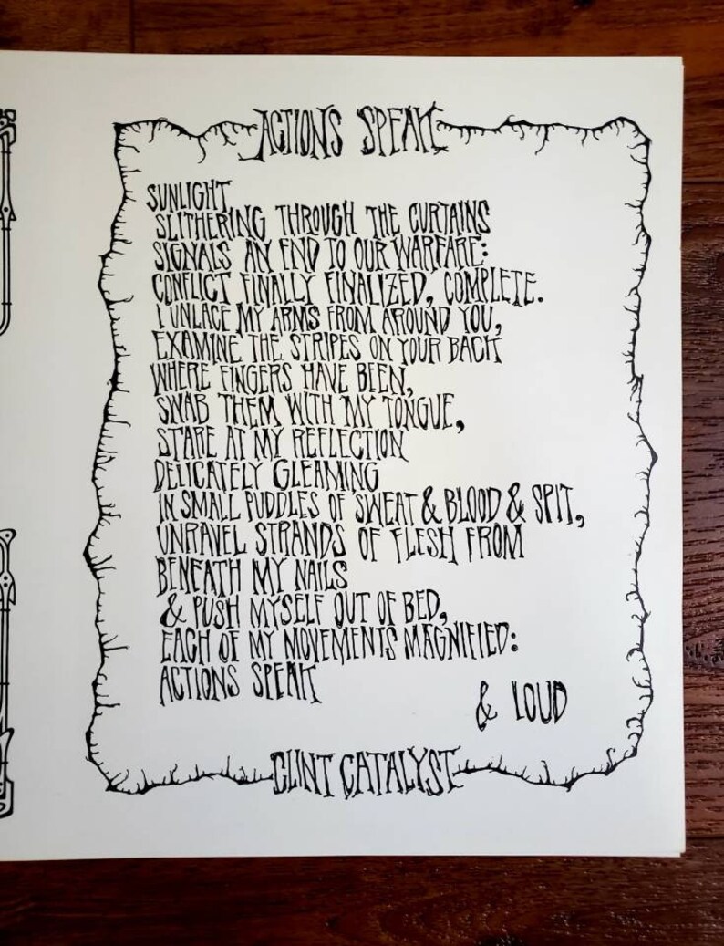 Vintage Goth Zine Cover "danse Macabre" 1994. Suitable for Framing ...