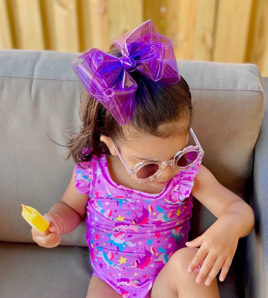 Waterproof BOW, Large Pool Bow, Water Bow, Jelly Hair Bow, Party Bow ...