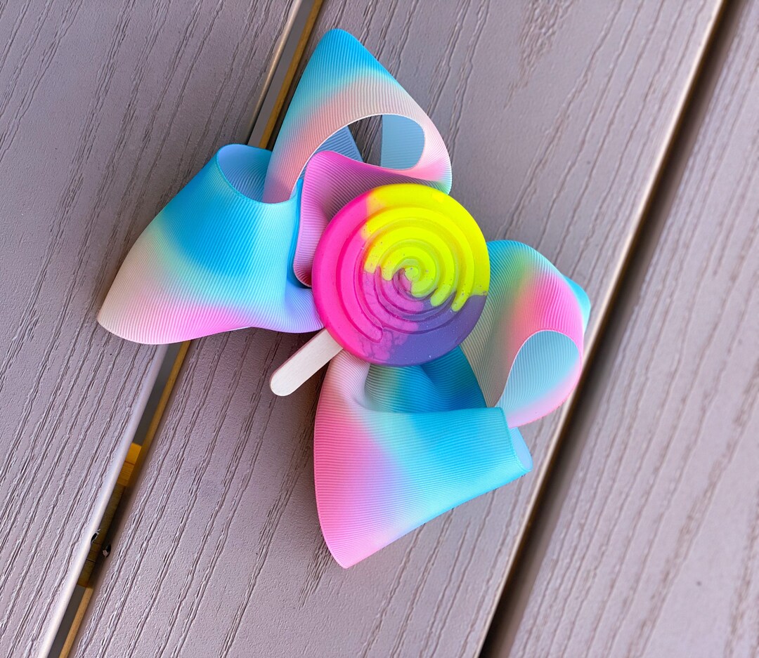 Lollipop Hair Bow, Candy Hair Bow, Sweets Hair Bow - Etsy