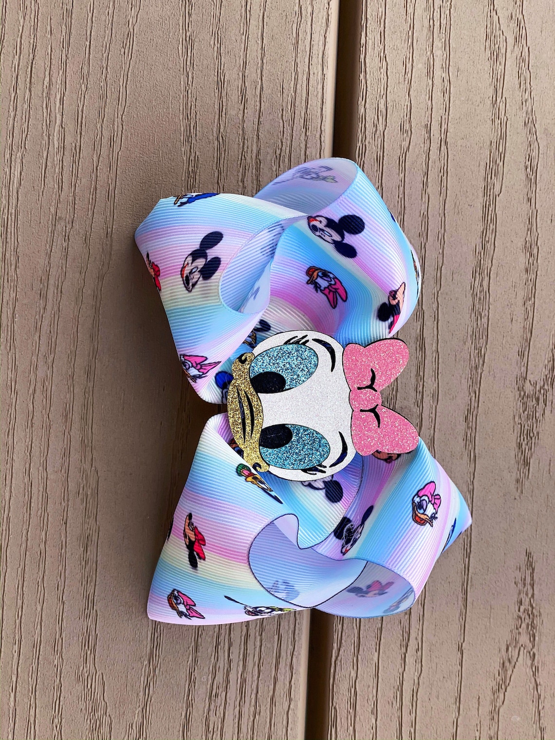 Disney Characters Inpired Bow Daisy Duck Hair Bow Minnie - Etsy