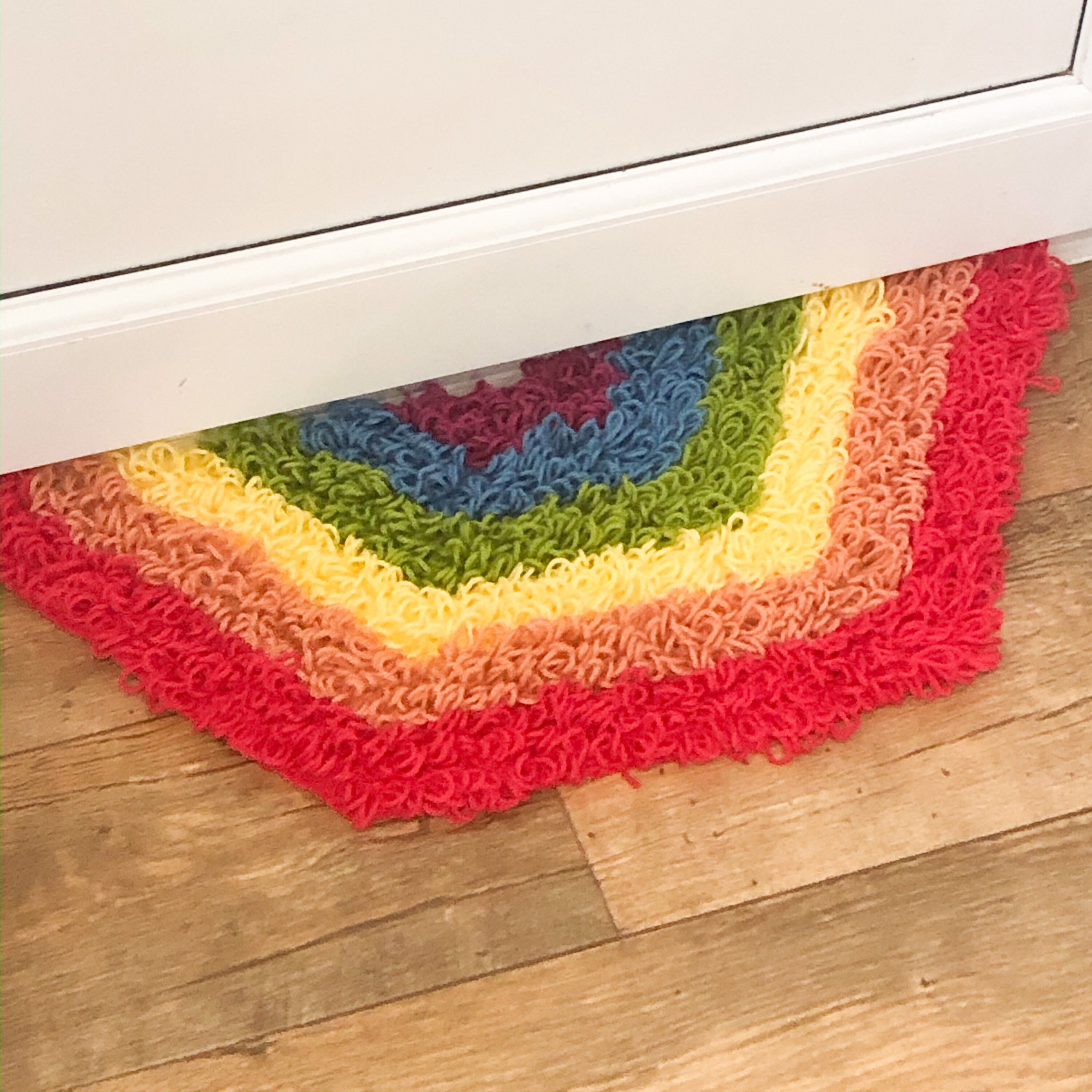 PDF DIGITAL DOWNLOAD: Sew Hooky Loopy Rainbow Rug - Etsy