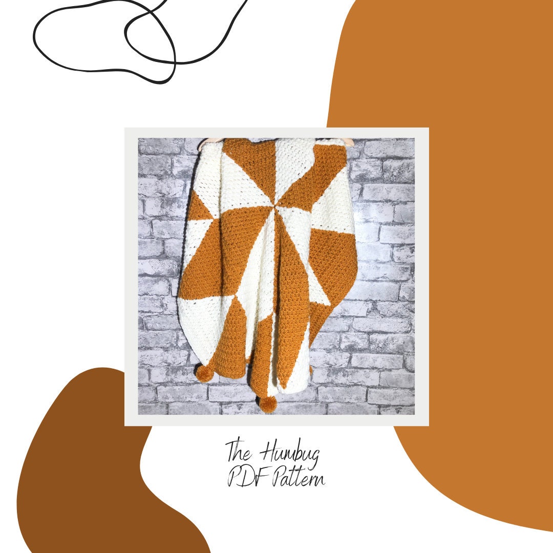 The Humbug Crochet Blanket Pattern- PDF DIGITAL DOWNLOAD - Etsy