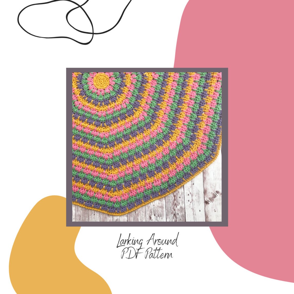 Larking Around Blanket Pattern PDF DIGITAL DOWNLOAD - Etsy UK