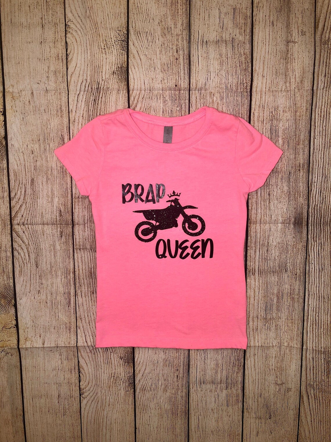 Girls Dirt Bike Shirt. BRAP Queen. Kids Motocross Shirt. Youth - Etsy